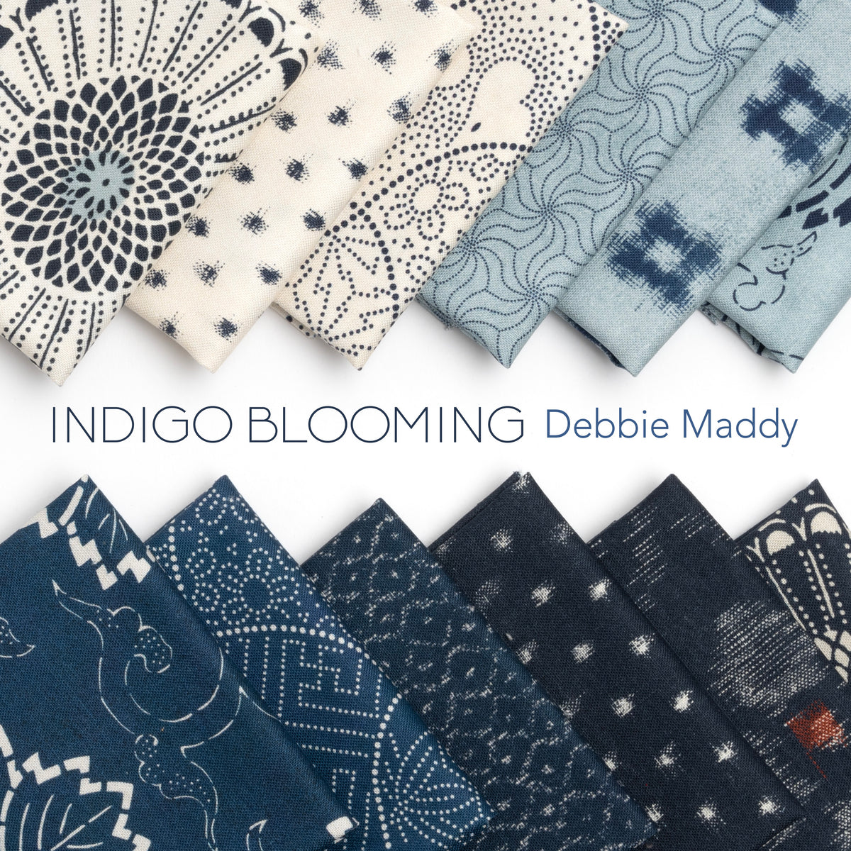 Charming Little Rice Bag Kit Indigo Blooming – Debbie Maddy