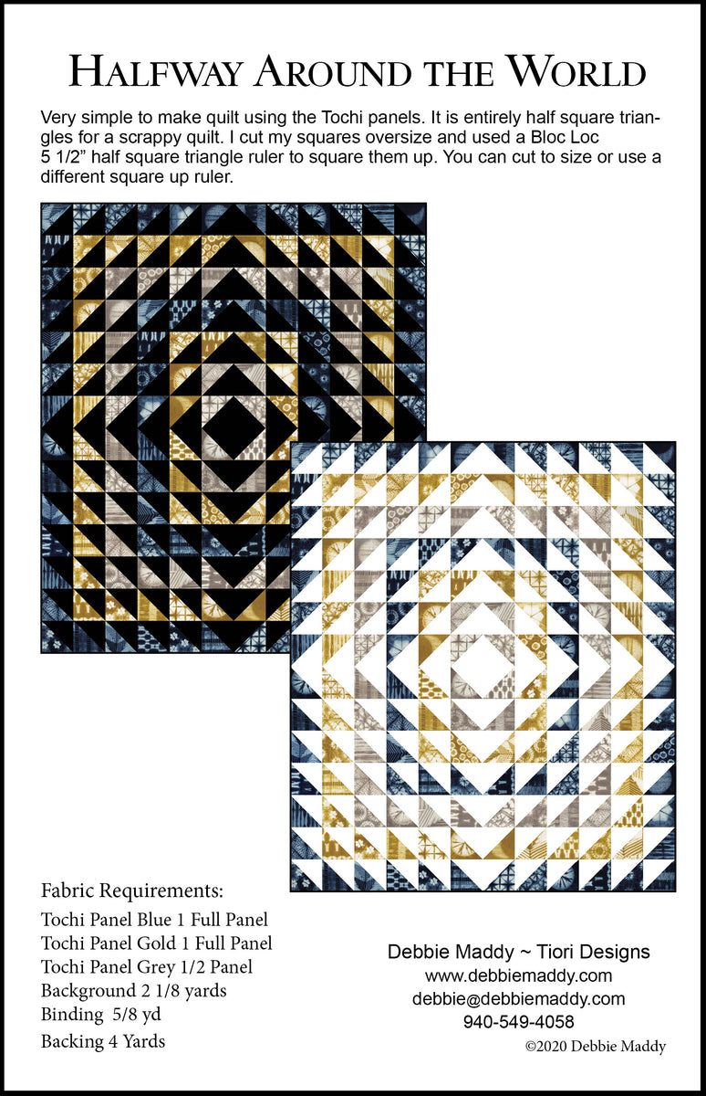 Halfway Around the World Free Download Pattern – Debbie Maddy
