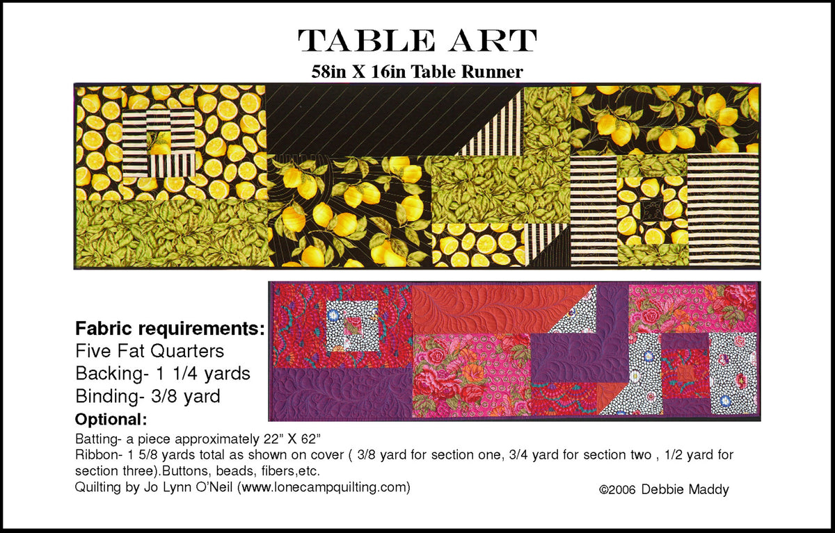 Table Art Download Pattern – Debbie Maddy